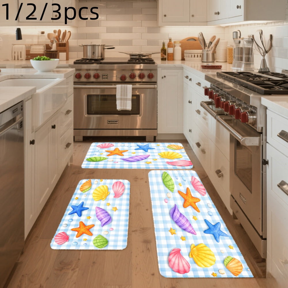 3PCS Mat Set, Welcome Door Rug, Home Decoration for Front Door, Kitchen ...