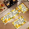 3PCS Mat Set, Welcome Door Rug, Home Decoration for Front Door, Kitchen ...