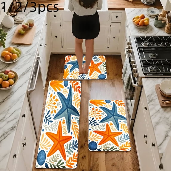 3PCS Mat Set, Welcome Door Rug, Home Decoration for Front Door, Kitchen ...