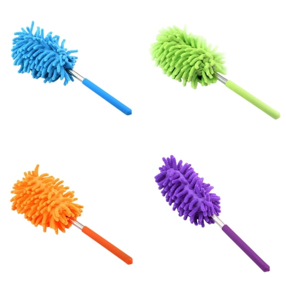 3PCS Microfiber Duster with Grip Telescopic Handle Extendable Wand for ...
