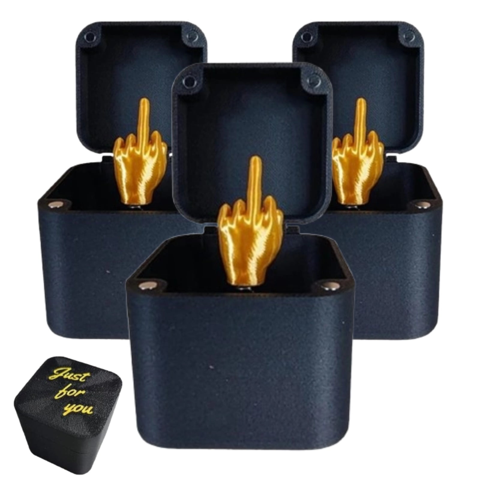 3PCS,Finger Middle Box,Finger Middle Surprise Gift Box,Annoying Gift ...