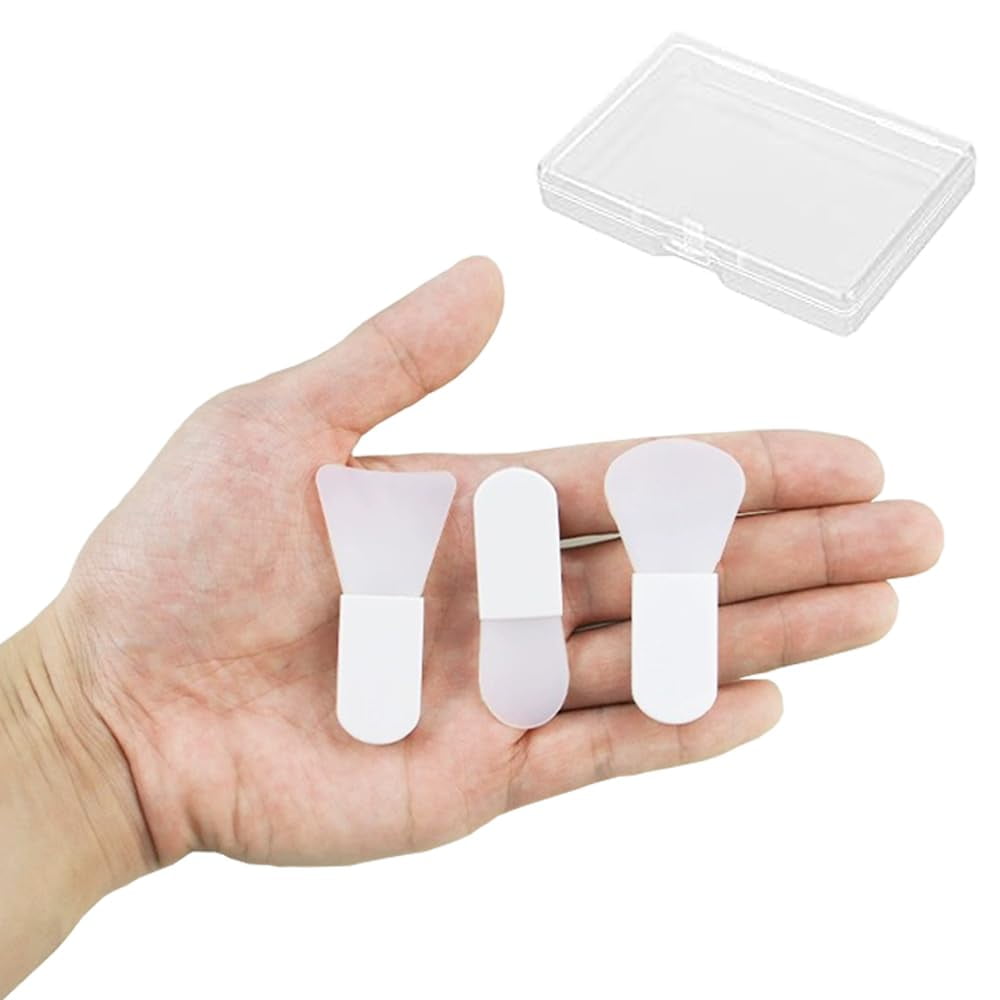 3PCS Mini Face Mask Applicator Brushes for Facial Mud & Cosmetic Masks ...