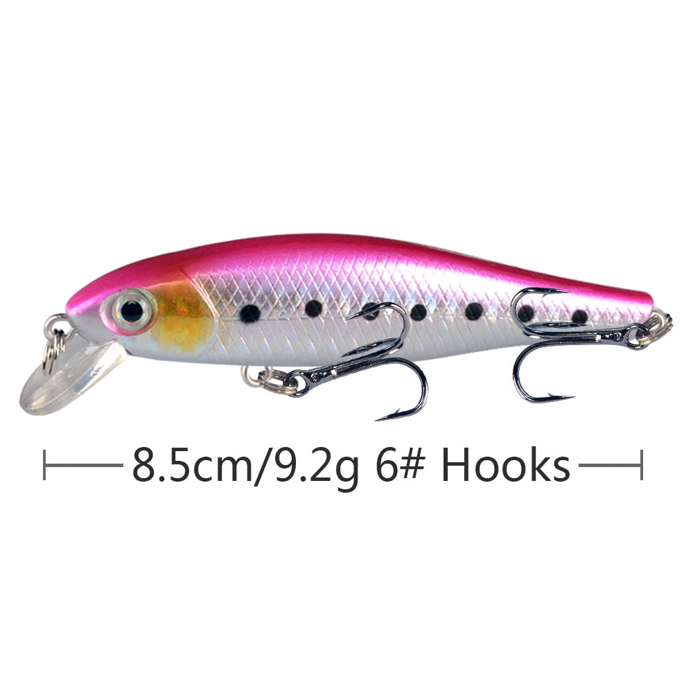 3PCS Model Hot Sinking Fishing Lures 8.5 cm 9.2g Bass Pike - Walmart.com