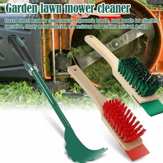 3PCS Mower Deck Scraper with Ergonomic Long Handle, Efficient Mower ...