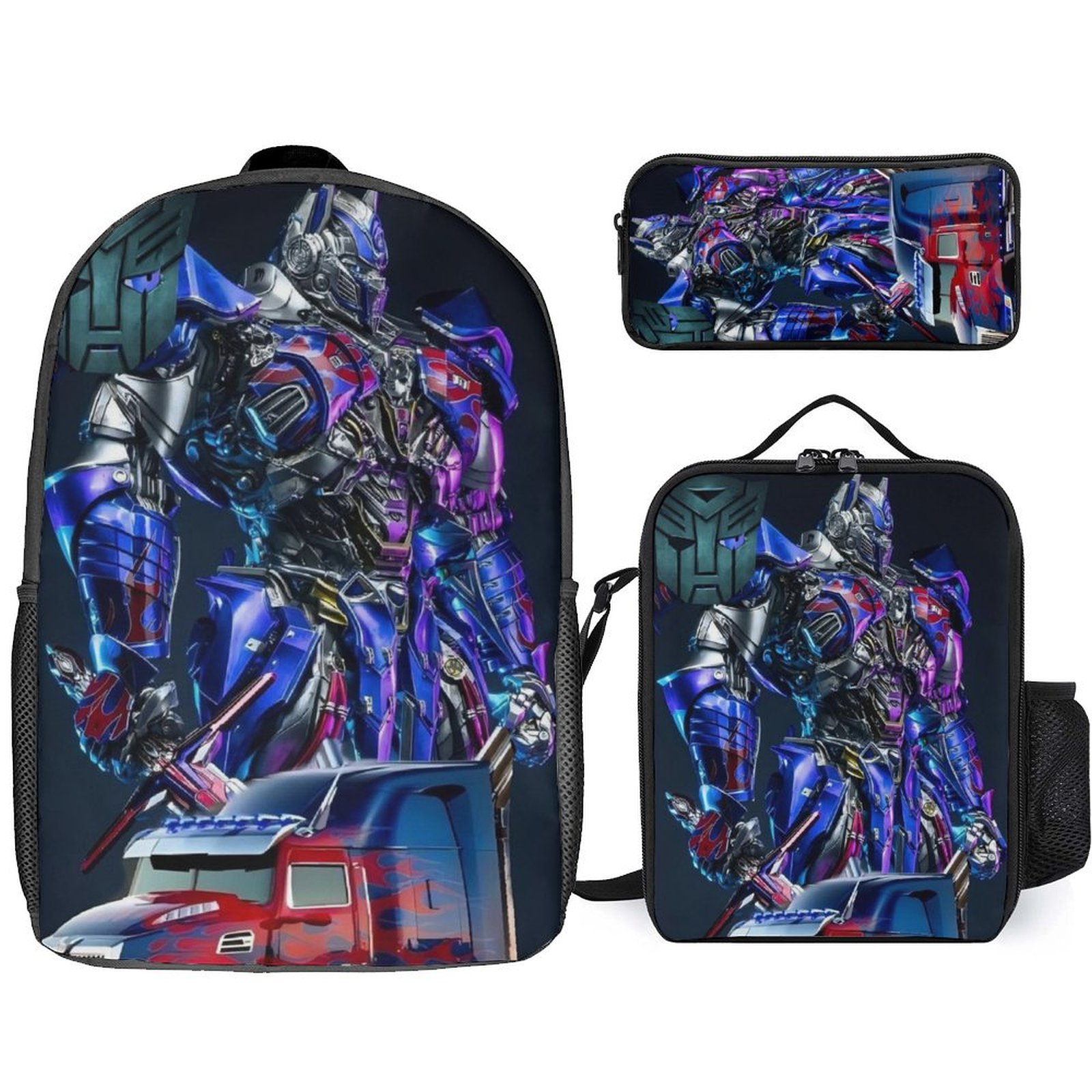 3PCS Multi-functional Backpack Set, Transformers Laptop Bag Travel ...