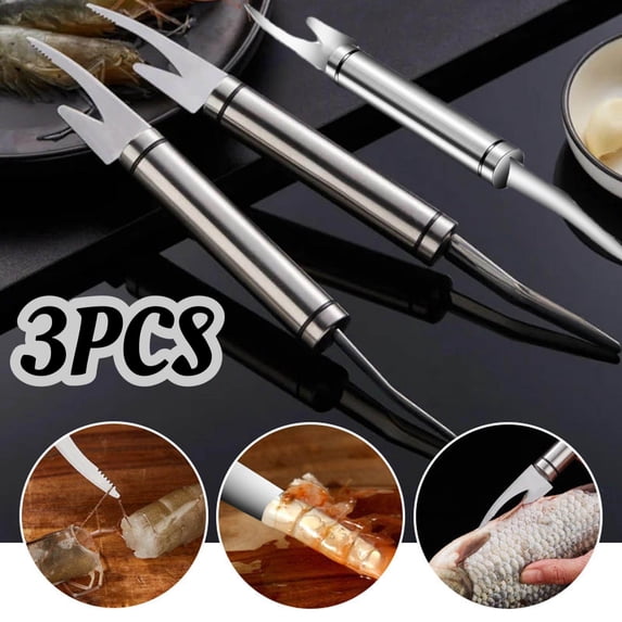 3PCS Multifunctional Shrimp Peeler,5 in 1 Multifunctional Shrimp ...