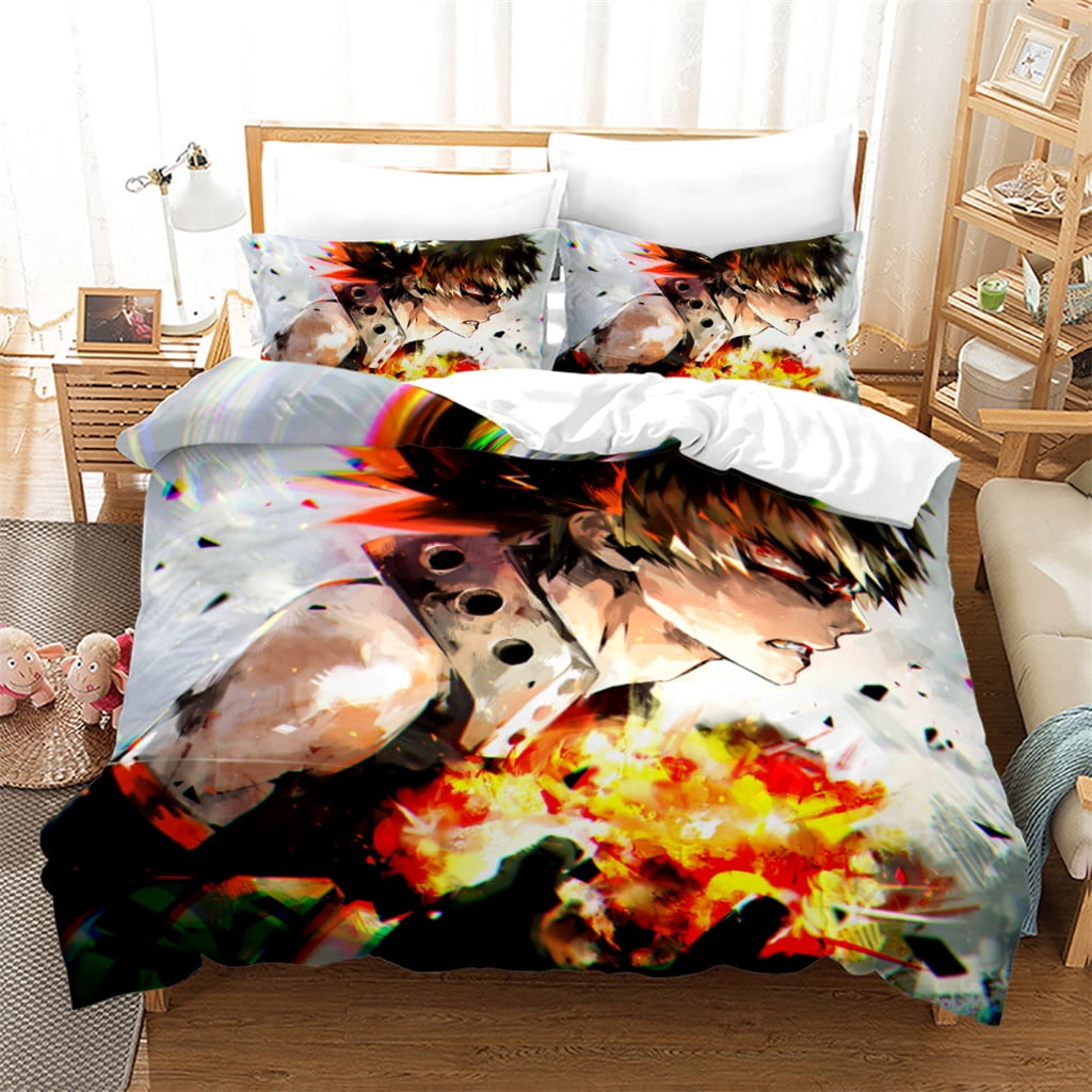 3PCS My Hero Academia Bedding Bed Set Twin Full Queen King Size - Deku ...