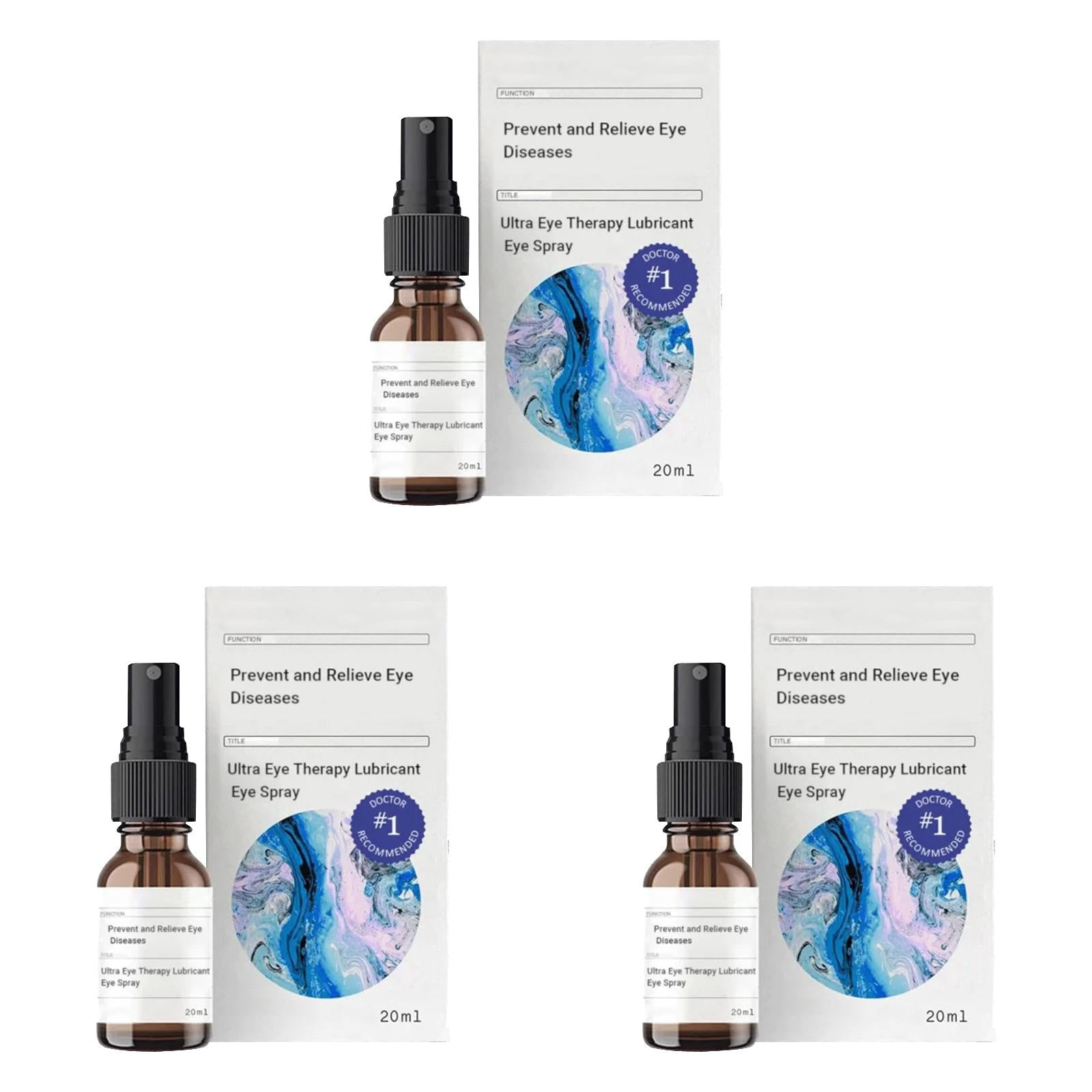 3PCS Natural Moisturizing Eye Care Spray Gentle Soothing Red Eyes Eye ...