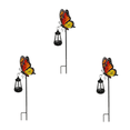 3PCS New Release! Solar Lights With Butterfly Stakes, Solar Powered ...