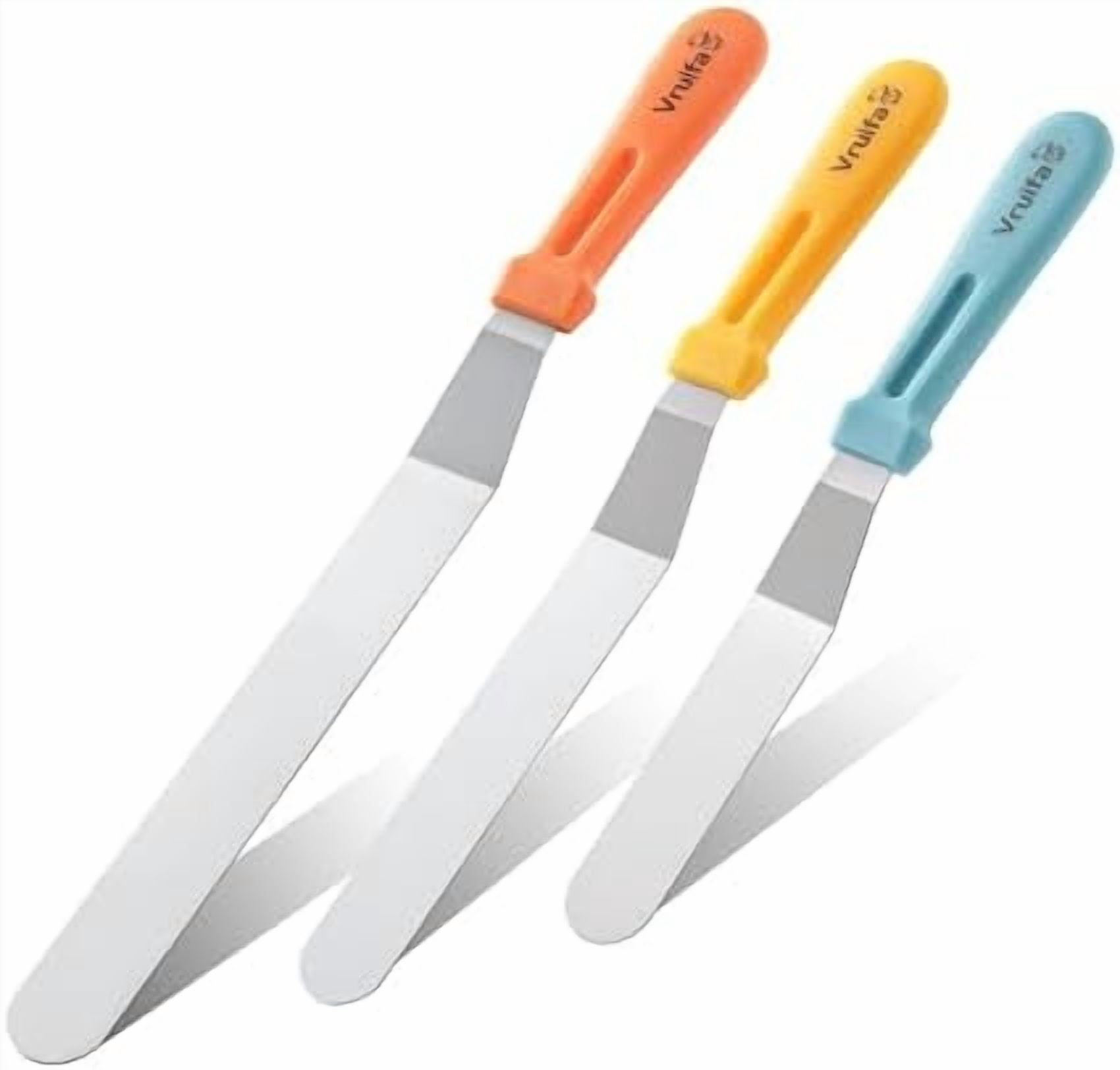 3PCS Offset Spatulas, Icing Spatula for Cake Decorating and Frosting ...