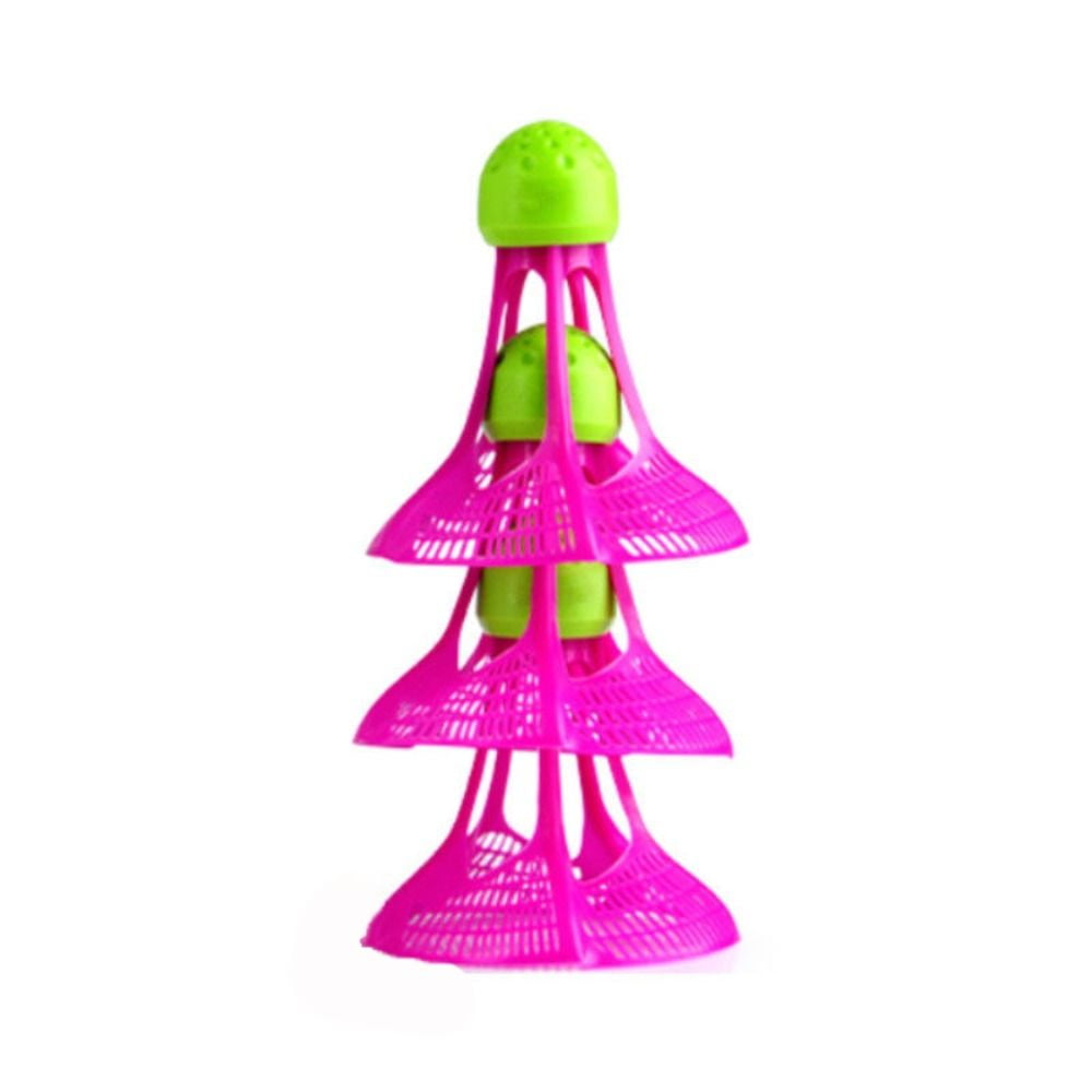 3PCS Outdoor Multicolor Sport Supplies Wind Resistance Shuttlecock Ball ...