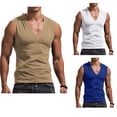 3PCS PACK Summer Quick Dry Workout Men's Tank Tops Gym Muscle ...