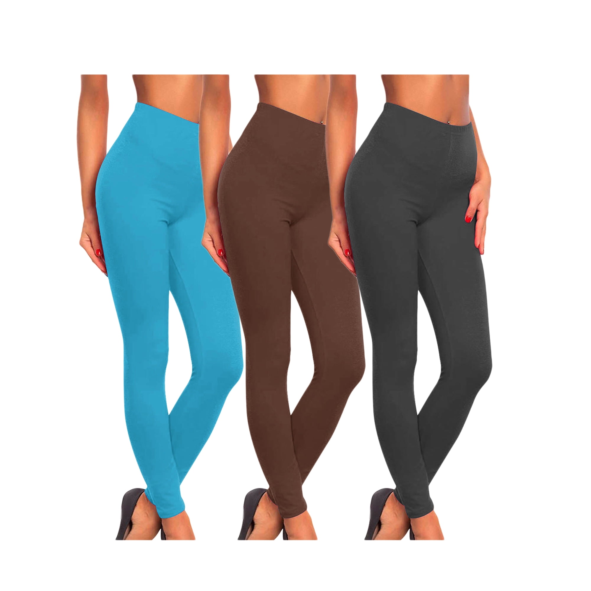 3PCS Pack Sports Fitness Pants For Women Tight Fitting Peach Hip Yoga ...