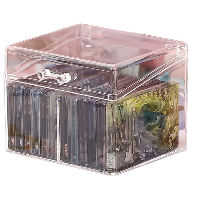 3PCS Photo Card Box Transparent Idol Photo Card Box 3 Inch Card Storage ...