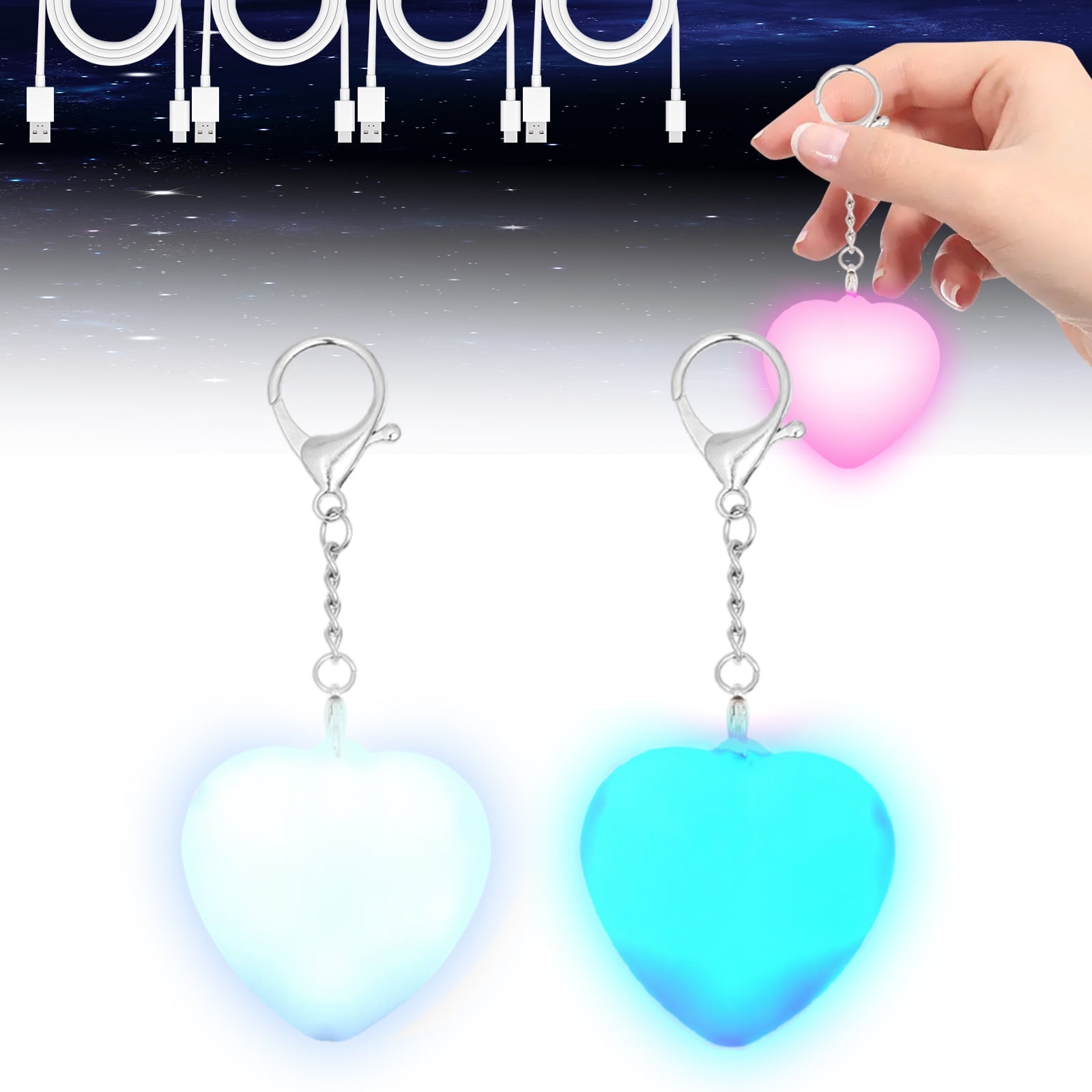 3PCS Purse Light Handbag Light with Automatic Sensor Heart Light Gift ...