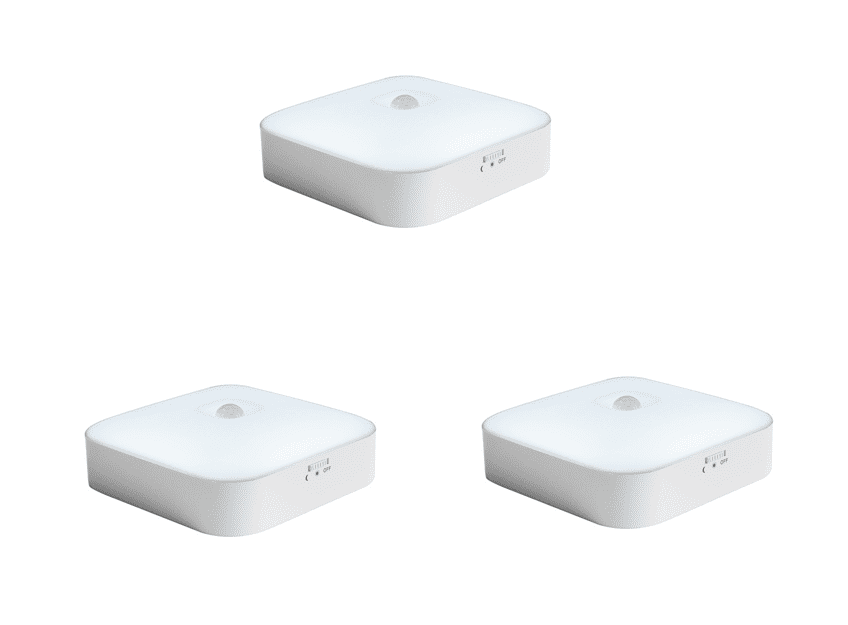 3PCS Rechargeable Ceiling Light, Wireless LED Ceiling Light with Motion ...