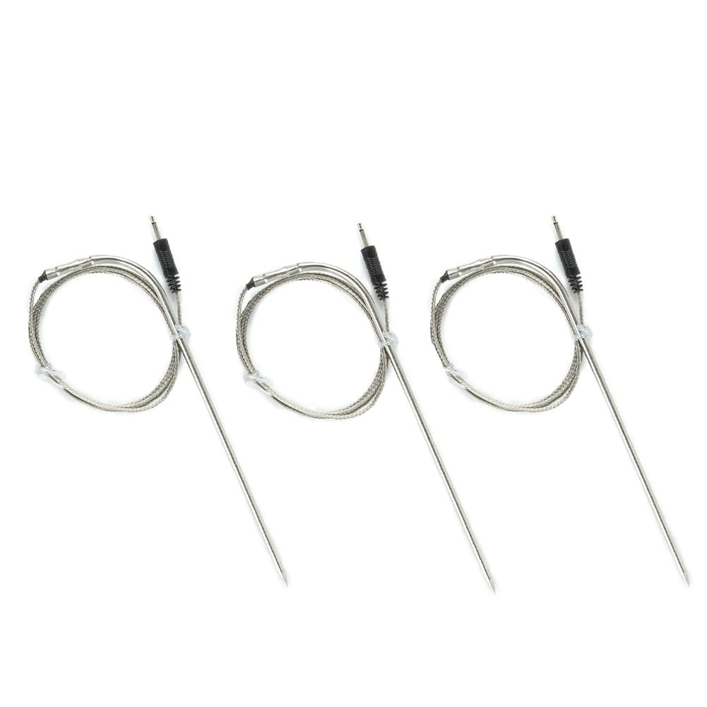 3PCS Replacement Spare Probe Sensor for BBQ Thermometer DC2.5 connector ...