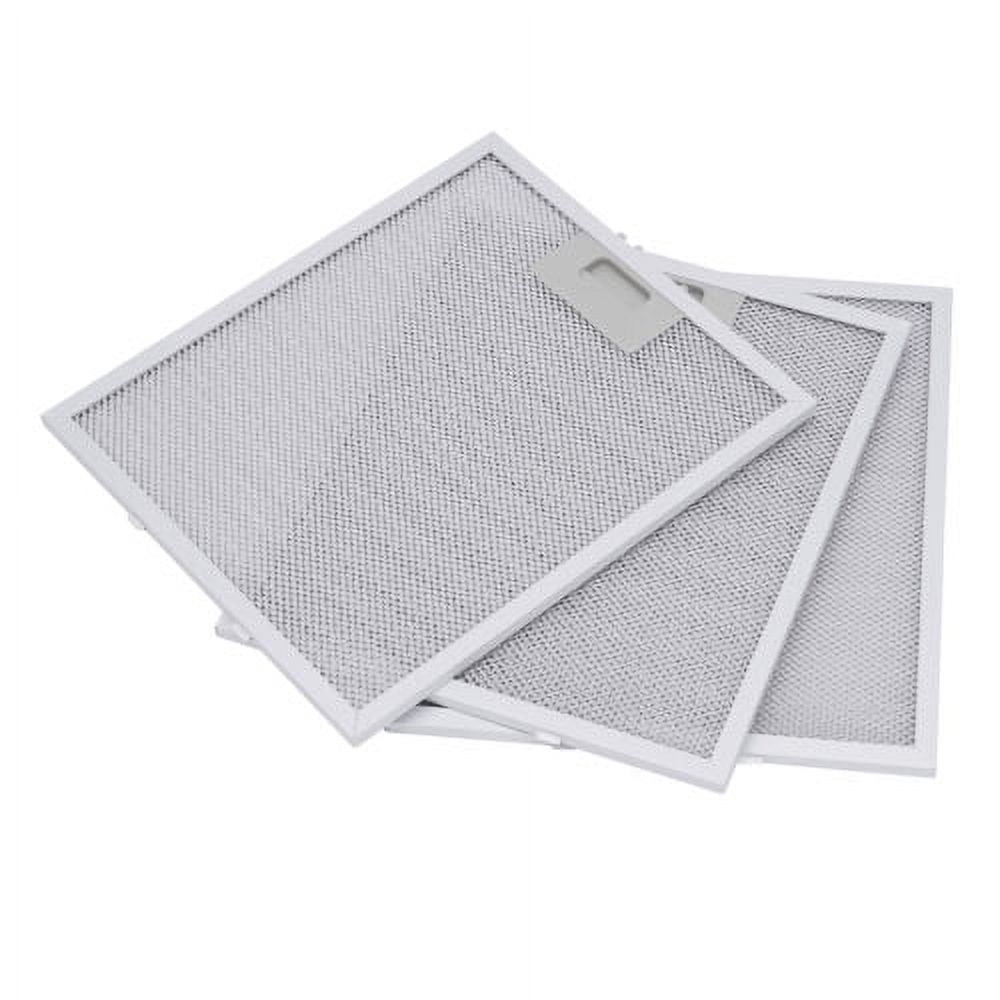 3PCS Reusable Range Hood Filter Aluminum Mesh Grease Filters 10.5x12 ...