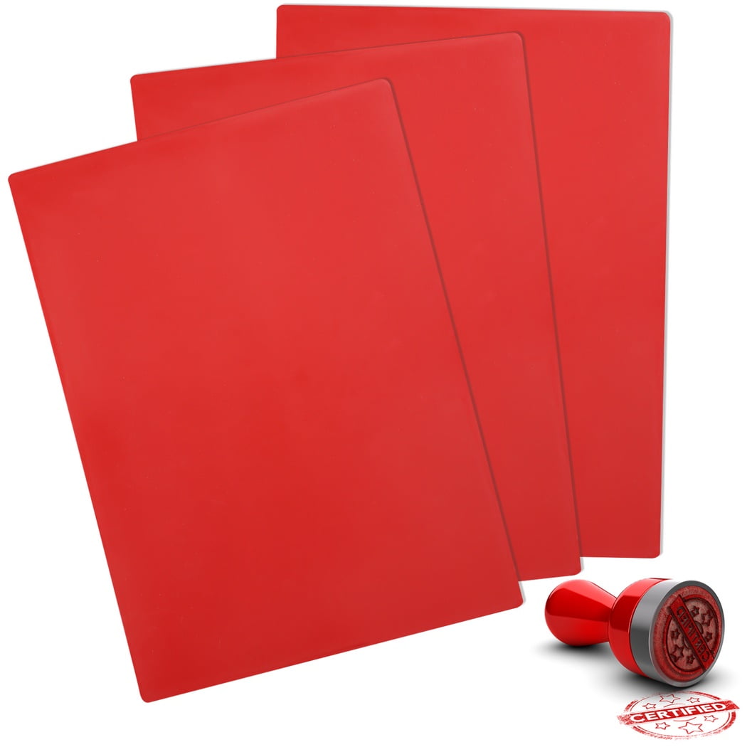 3PCS Rubber Stamp Sheets for Laser Engraving Machine, A4 Size Engraving ...