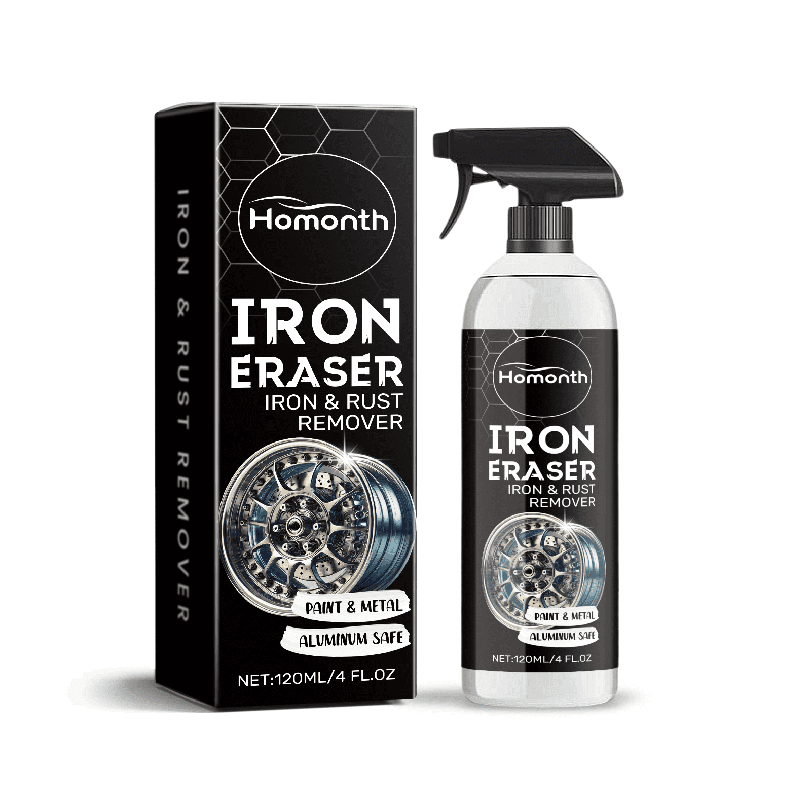 3PCS Rust Remover Spray – Fast Acting Iron Powder & Rust Remover for ...