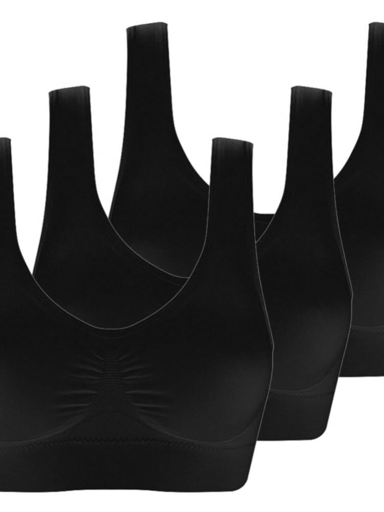 3PCS/SET Women Sport Bras Yoga Fitness Crop Tank Top Running Bra ...