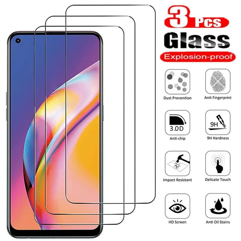 3PCS Screen Protector For OPPO A74 A94 A96 A53 A12 A31 A91 A52 A72 A92 Tempered Glass For OPPO ...