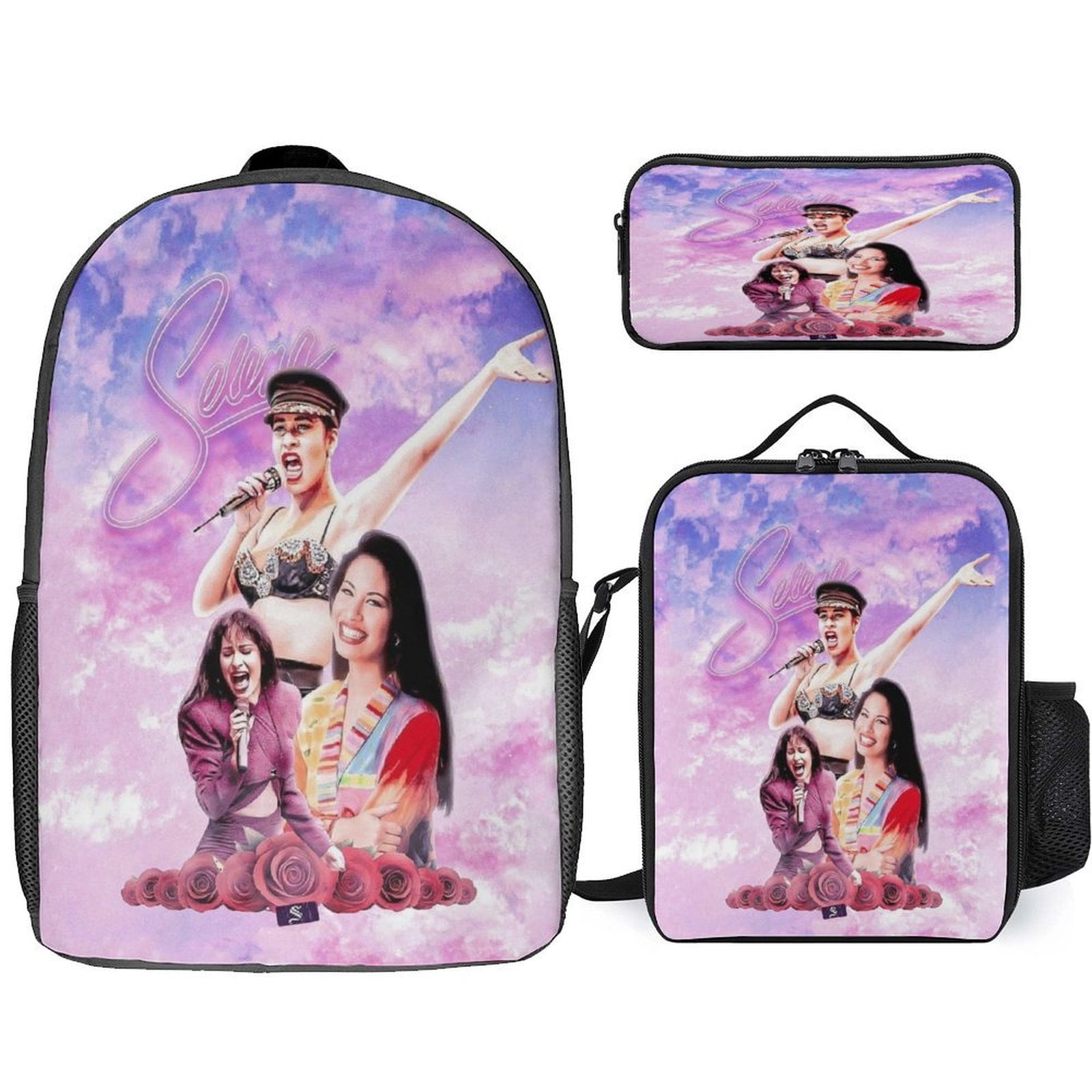 3PCS Selena Singer Quinta-Nill Backpack Set Large Capacity Bookpacks ...