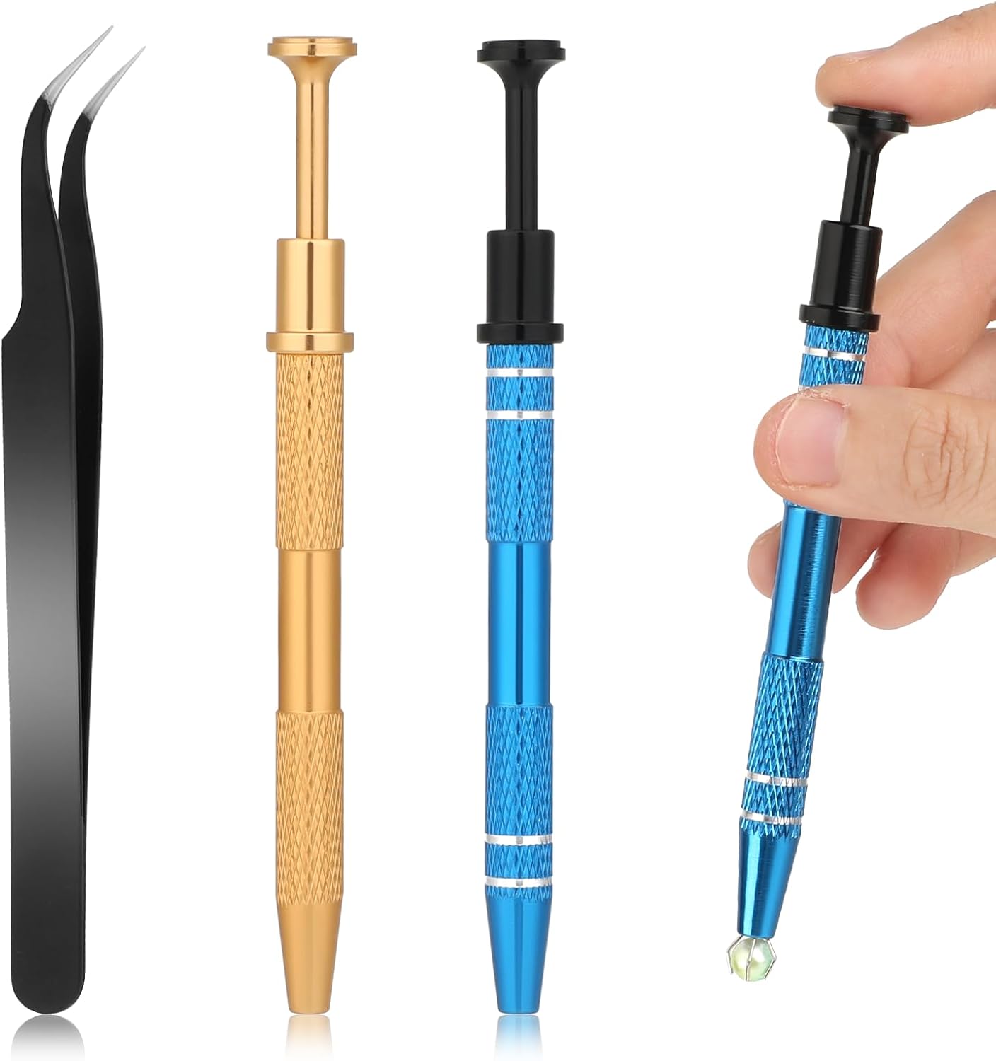 3PCS Septum Ball Screw Tool, Piercing Ball Grabber Tool with Tweezers ...