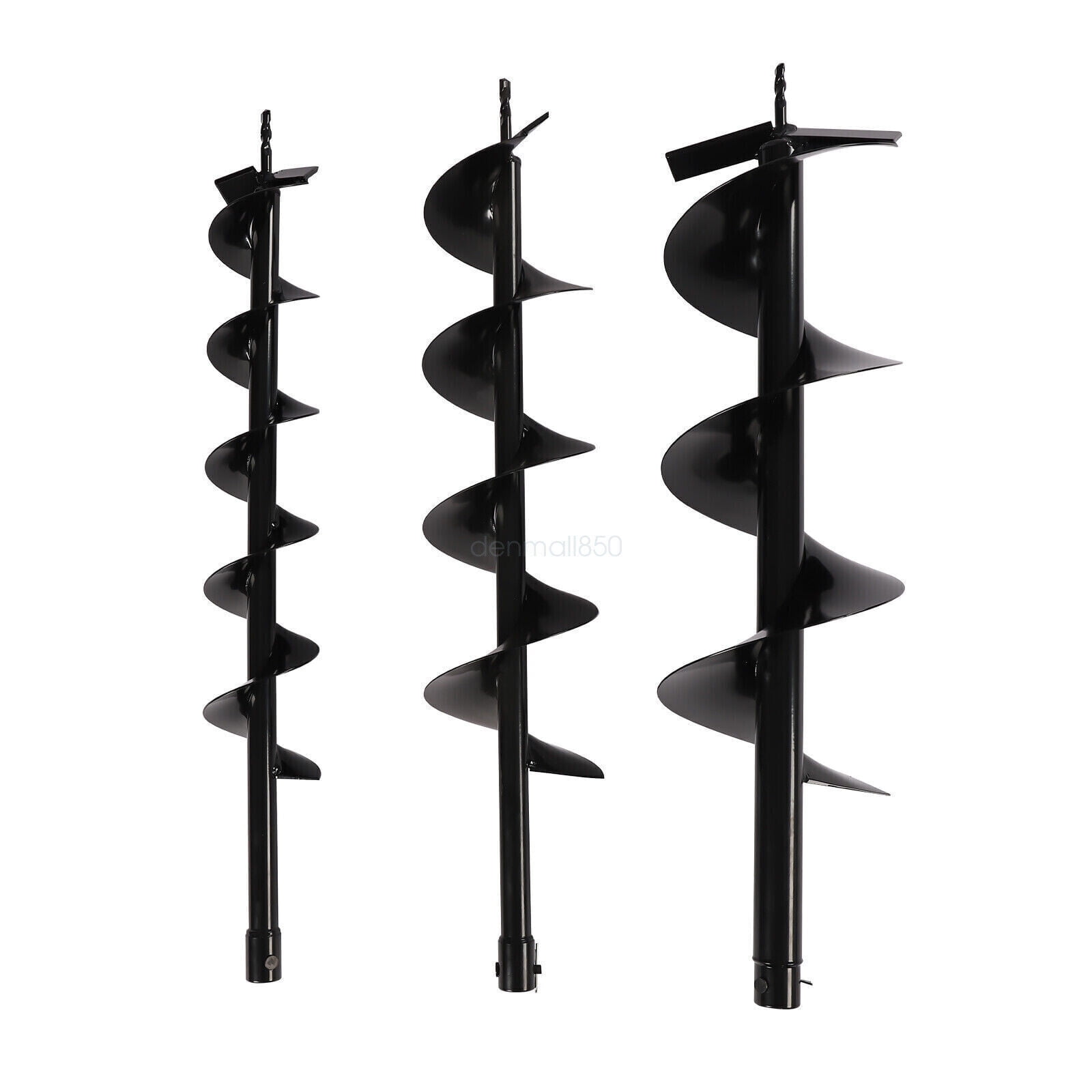 3PCS Set 4" 6" 8" Earth Auger Drill Bits for Gas Powered Post Fence ...