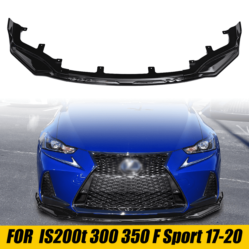 3PCS Set Front Bumper Lip For Lexus IS200t IS300 IS350 F-Sport 2017 ...