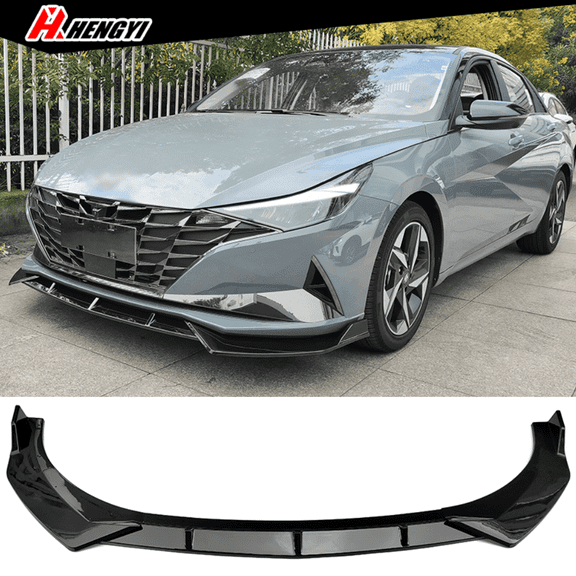 Front Lip Spoiler Splitter For Hyundai Elantra, Car Front Bumper ...