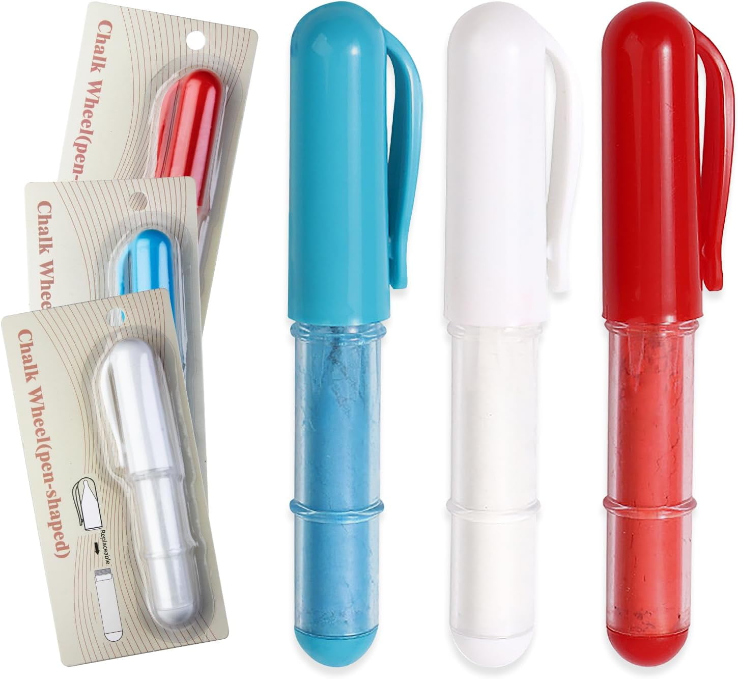 3PCS Sewing Chalk for Fabric, Wipeable and Washable Fabric Chalk for ...