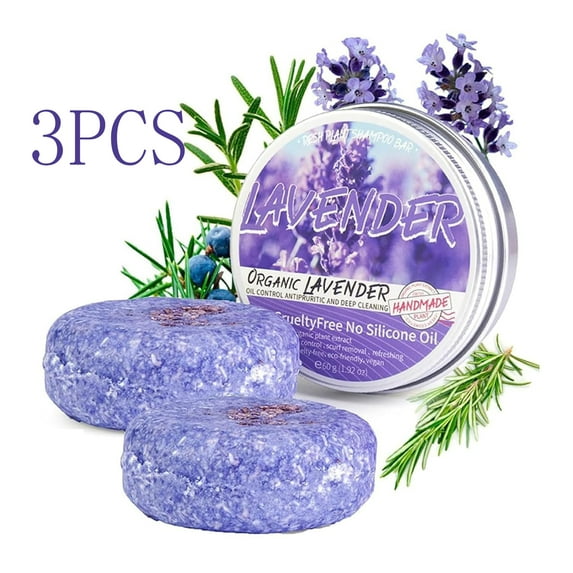 3PCS Shampoo Bar for Gray Hair, Purple Shampoo Bar - Natural Organics ...