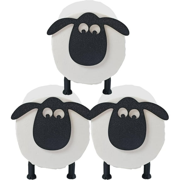 3PCS Sheep Toilet Roll Holder, Sheep-Shaped Toilet Paper Holder - Cute ...