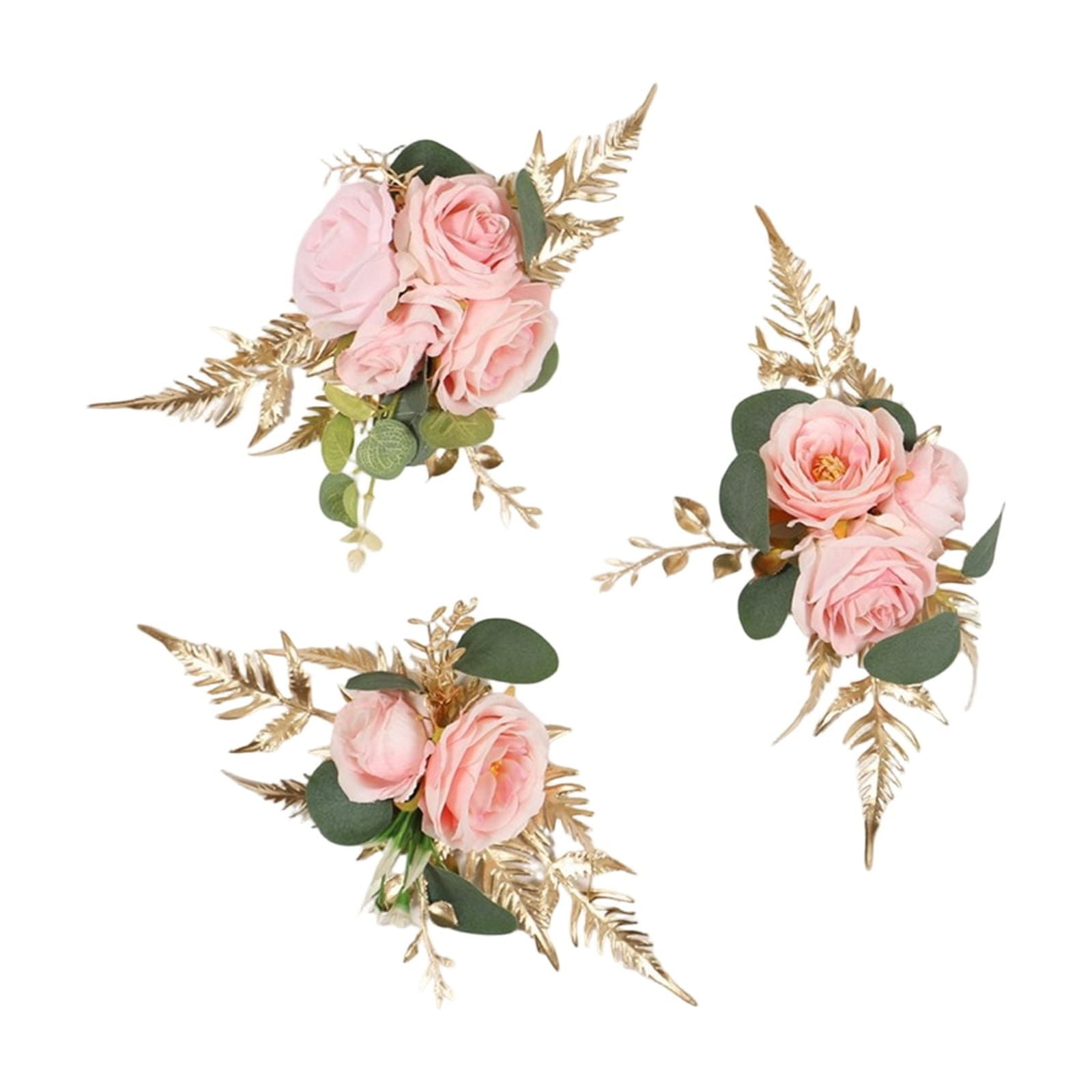 3PCS Simulated Rose Flowers, Cake Decorative Flowers, Forest-Themed ...