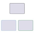 3PCS Small White Board Mini Whiteboard Small Board Board Lapboards ...