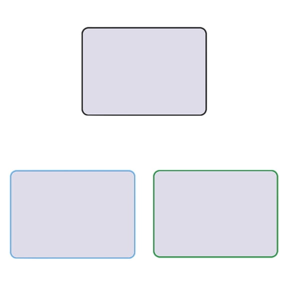 3PCS Small White Board Mini Whiteboard Small Board Board Lapboards ...