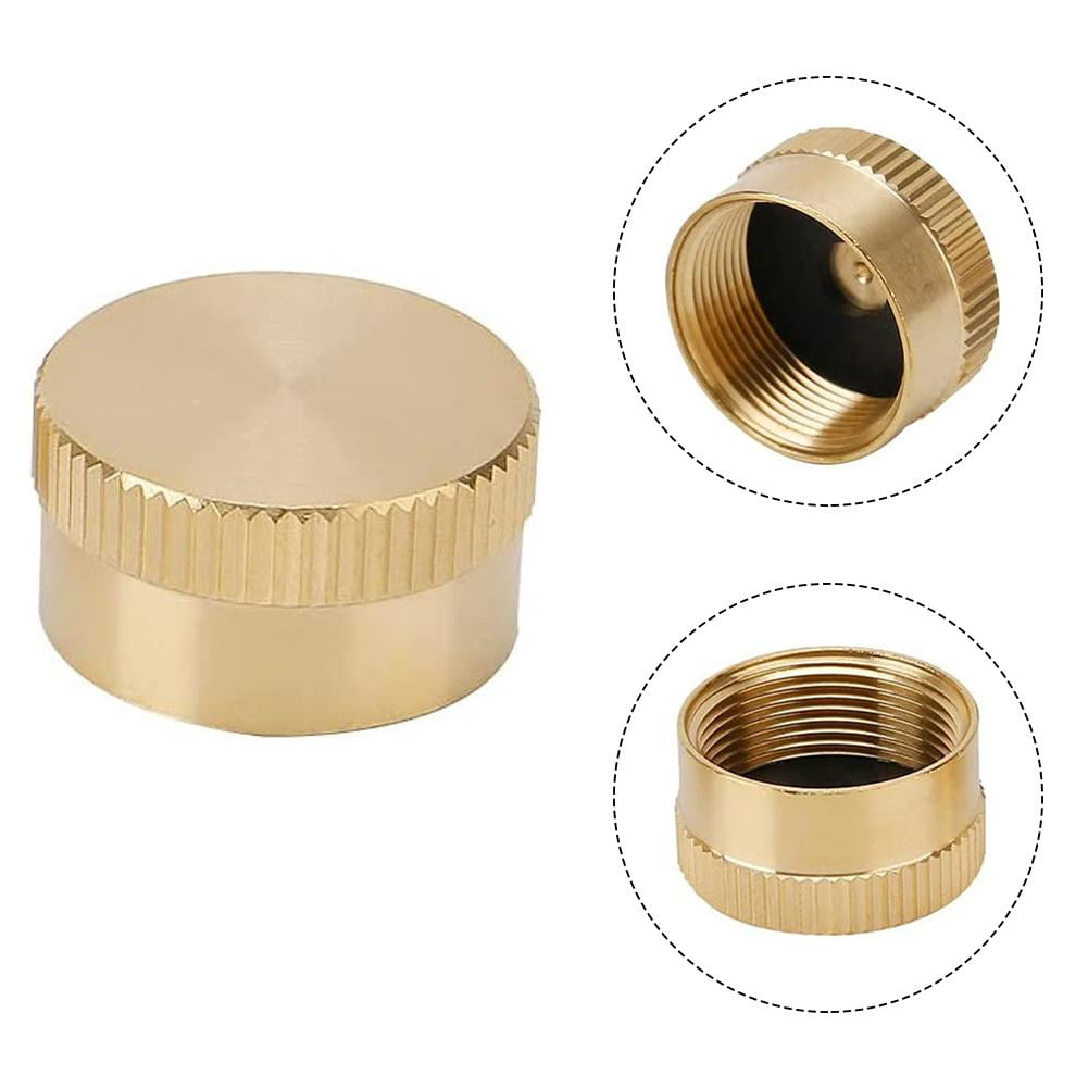 3PCS Solid Brass Propane Bottle Caps Suitable for All 1LB Gas Refill ...