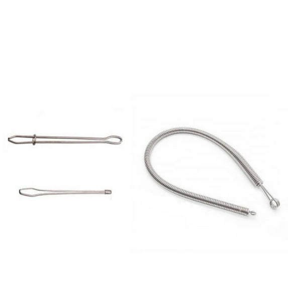 3PCS Spring Drawstring Threaders - DIY Rope Threader Clip Sewing Tools - Insert Drawstring ...