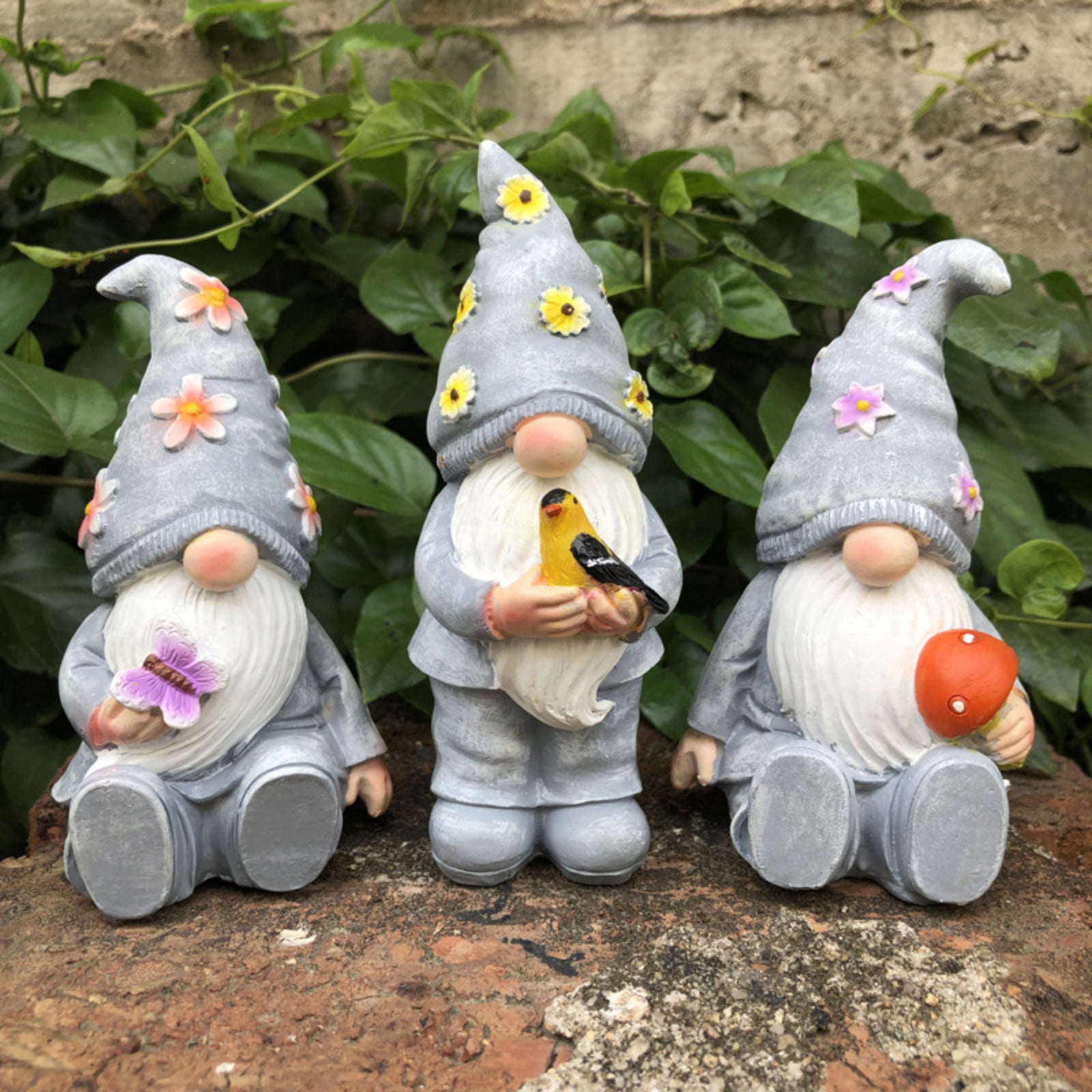 3PCS Spring Summer Gnome Garden Decorations- Tomte Elf Fall Gnome with ...