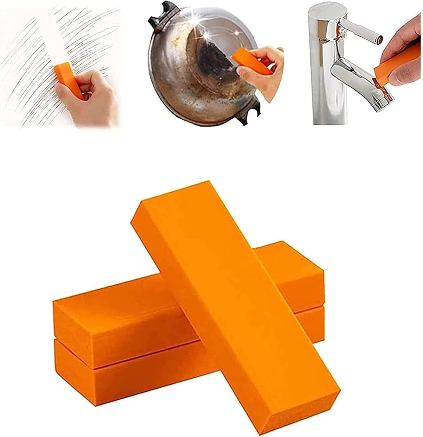 3PCS Stainless Steel Scratch Remover Eraser,Rejuvenate Your Stainless ...