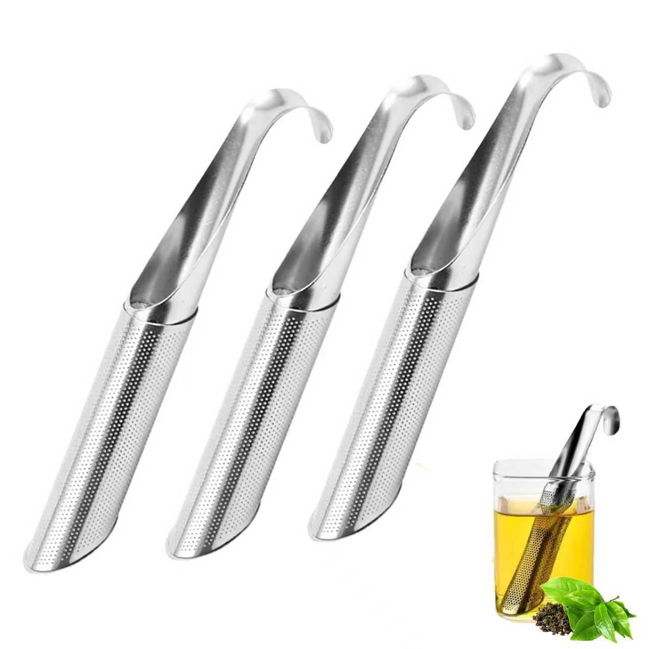 3PCS Stainless Steel Tea Diffuser Tea Infuser,Tea Pipe with Hanging ...