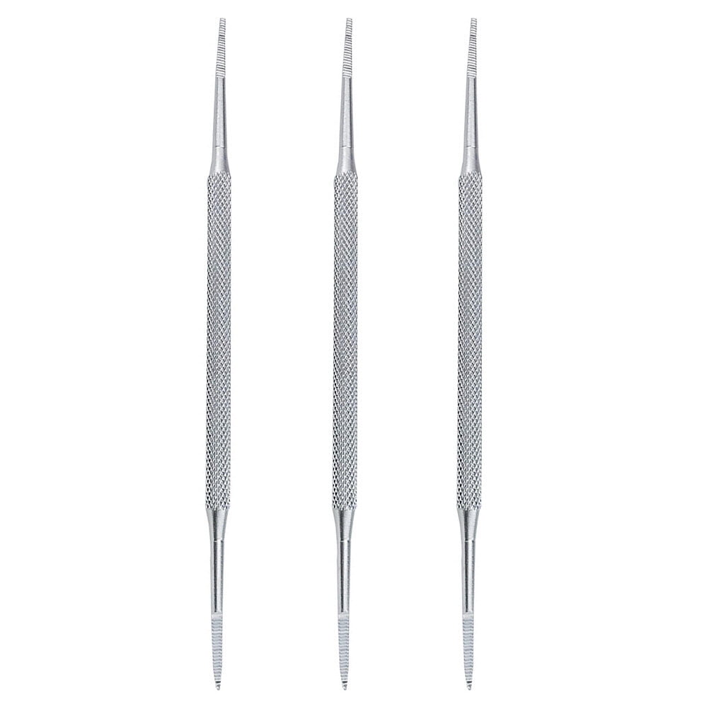 3PCS Stainless Steel Toenail Nail Cleaners Double-Side Cuticle Spoon ...