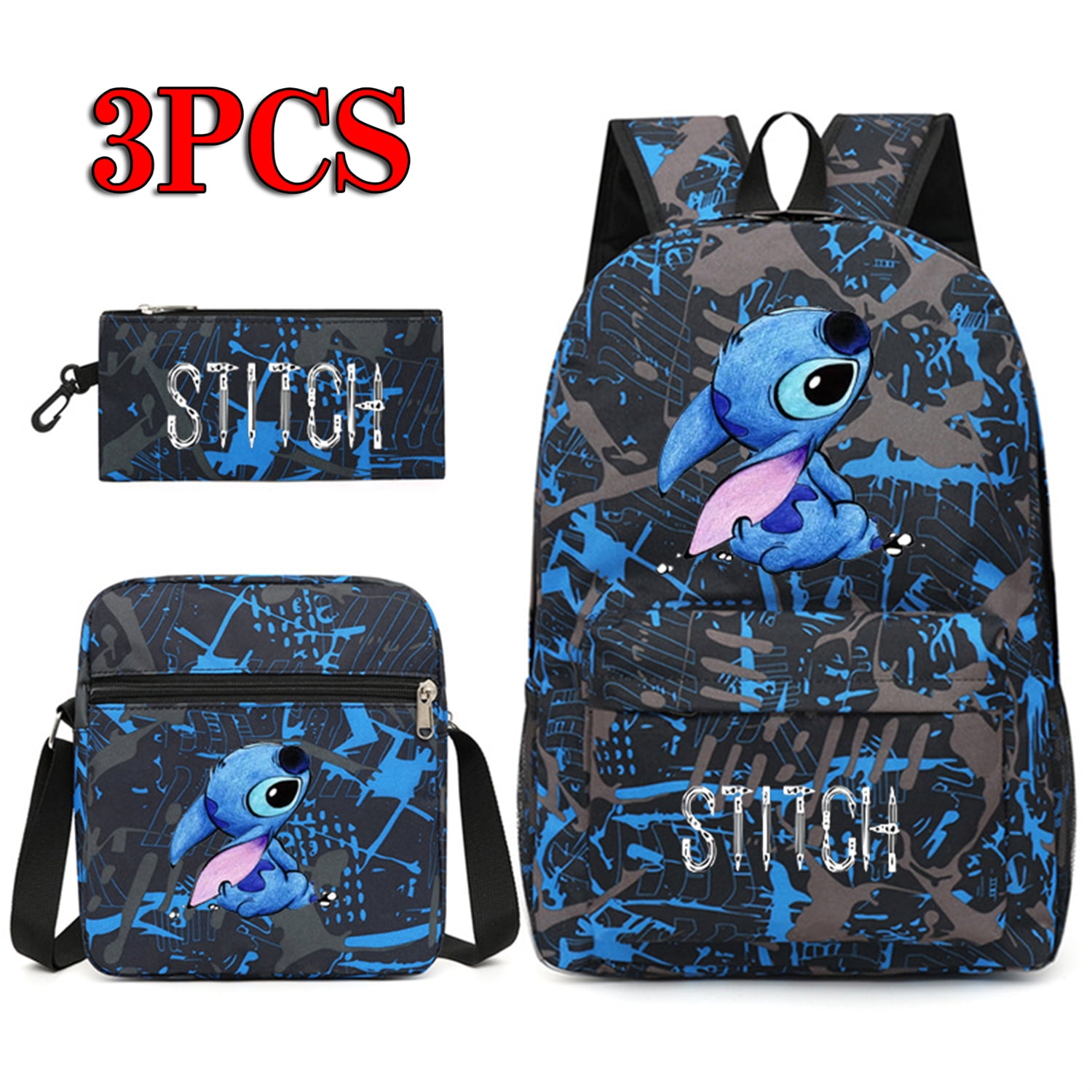 Moning Unisex Kids School Backpack, 3-Piece - Walmart.com