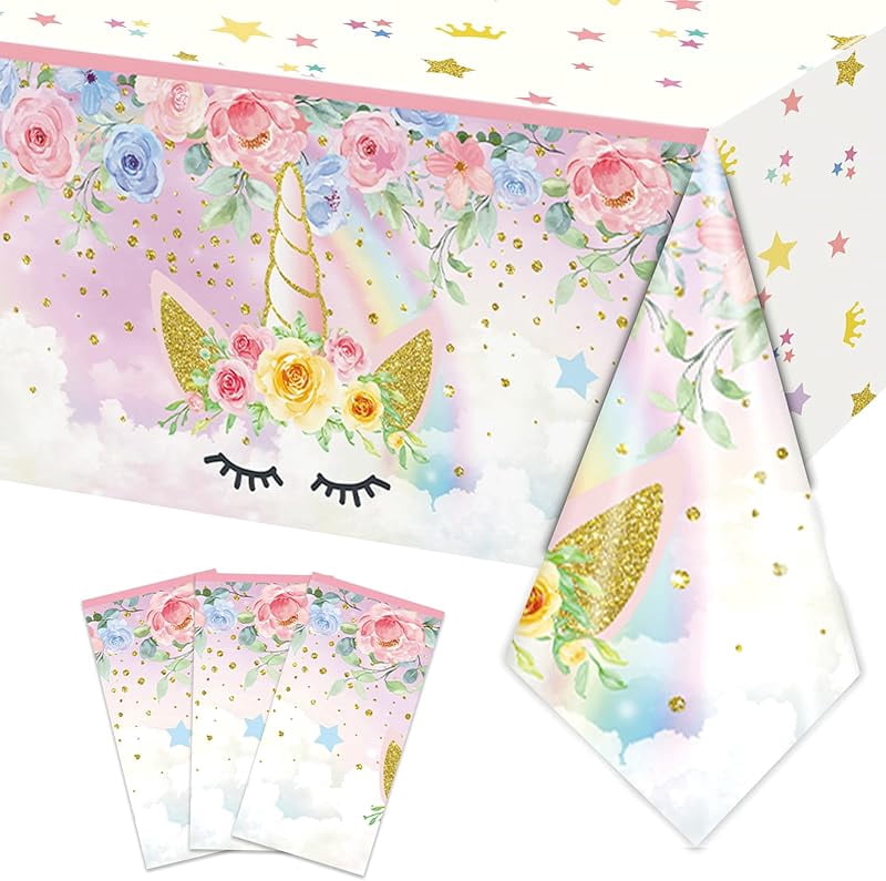 3PCS Strawberry Tablecloths for Girls Baby 1st Birthday Party Sweet One ...