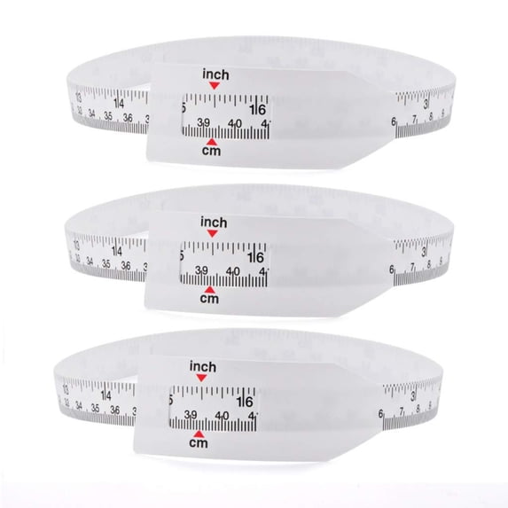 3PCS -Stretchable 60cm/24Inch Head Measuring Tape Baby Head ...