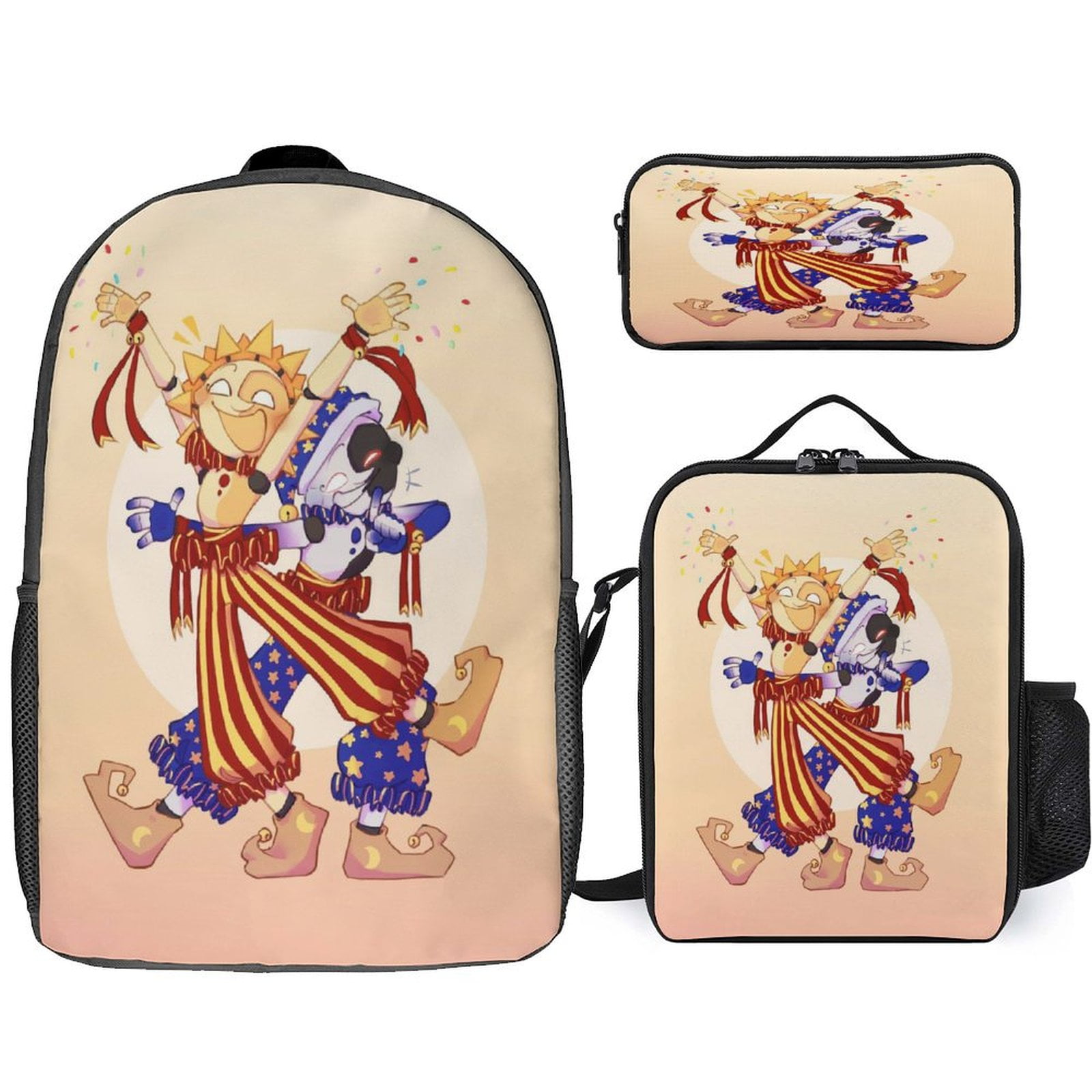 3PCS Sundrop Moondrop Backpac Set with Lunch Bag Pencil Bag Bookbags ...