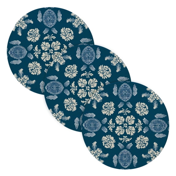 3PCS Trivet Mats 15 Inch Round Heat-Resistant Pot Holders Hot Pads ...