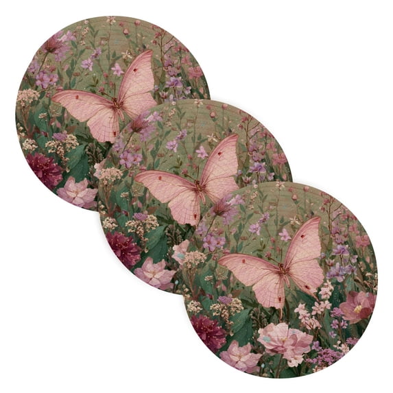 3PCS Trivet Mats 15 Inch Round Heat-Resistant Pot Holders Hot Pads ...