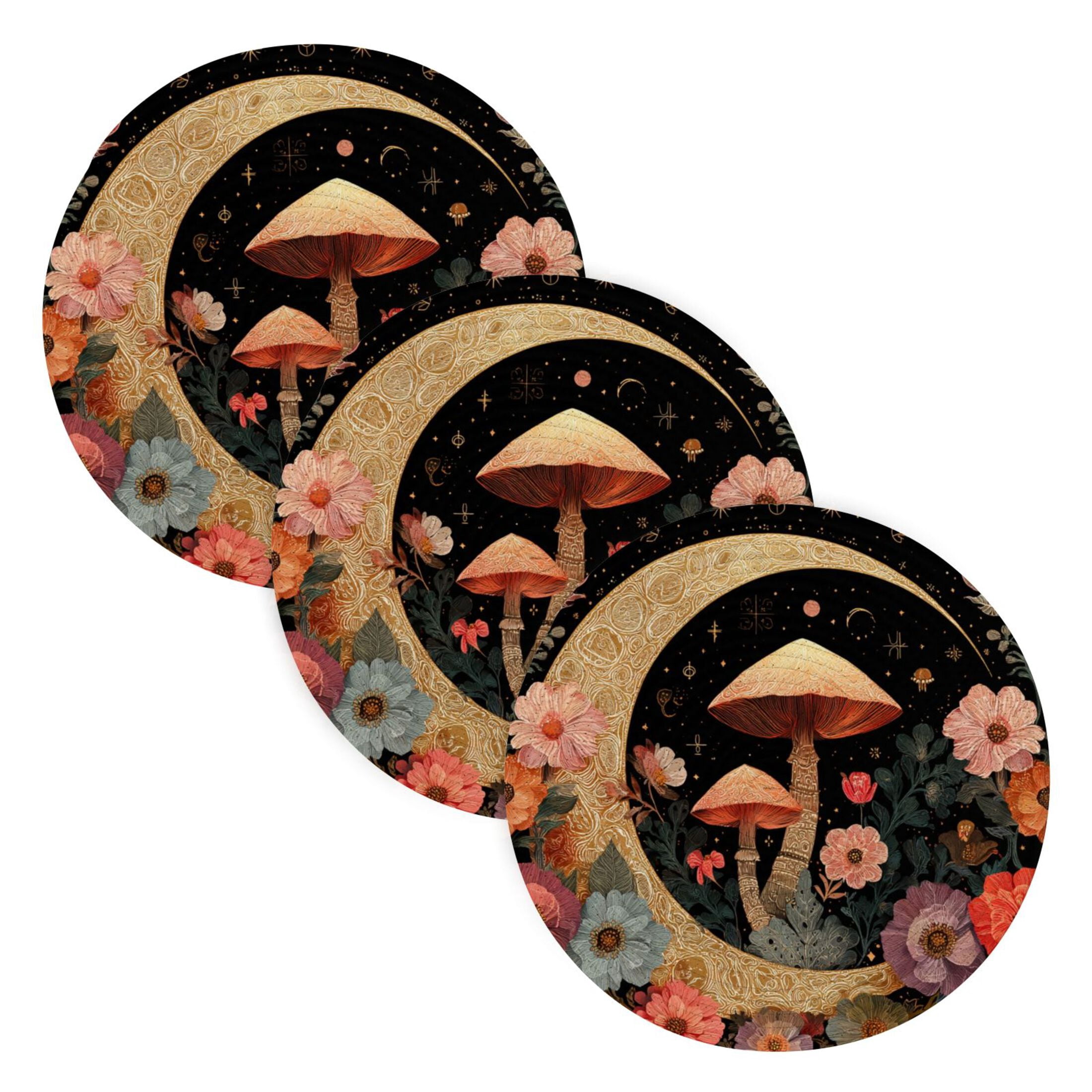 3PCS Trivet Mats 15 Inch Round Heat-Resistant Pot Holders Hot Pads ...